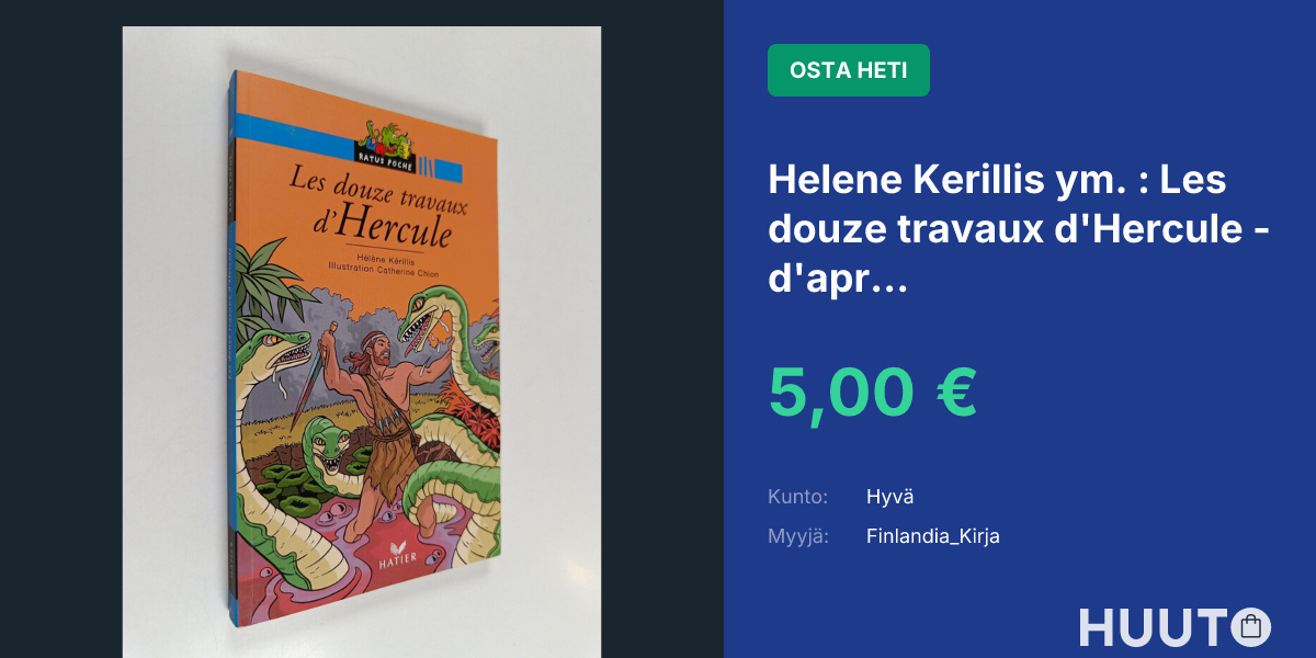 Helene Kerillis ym. : Les douze travaux d'Hercule - d'apr... - Huuto ...