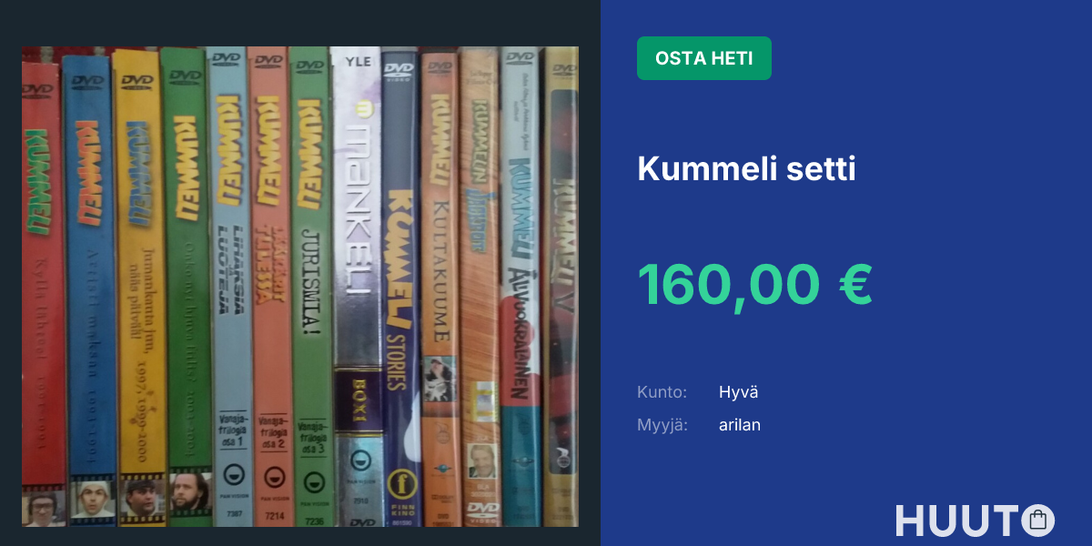 Kummeli setti - Huuto.net