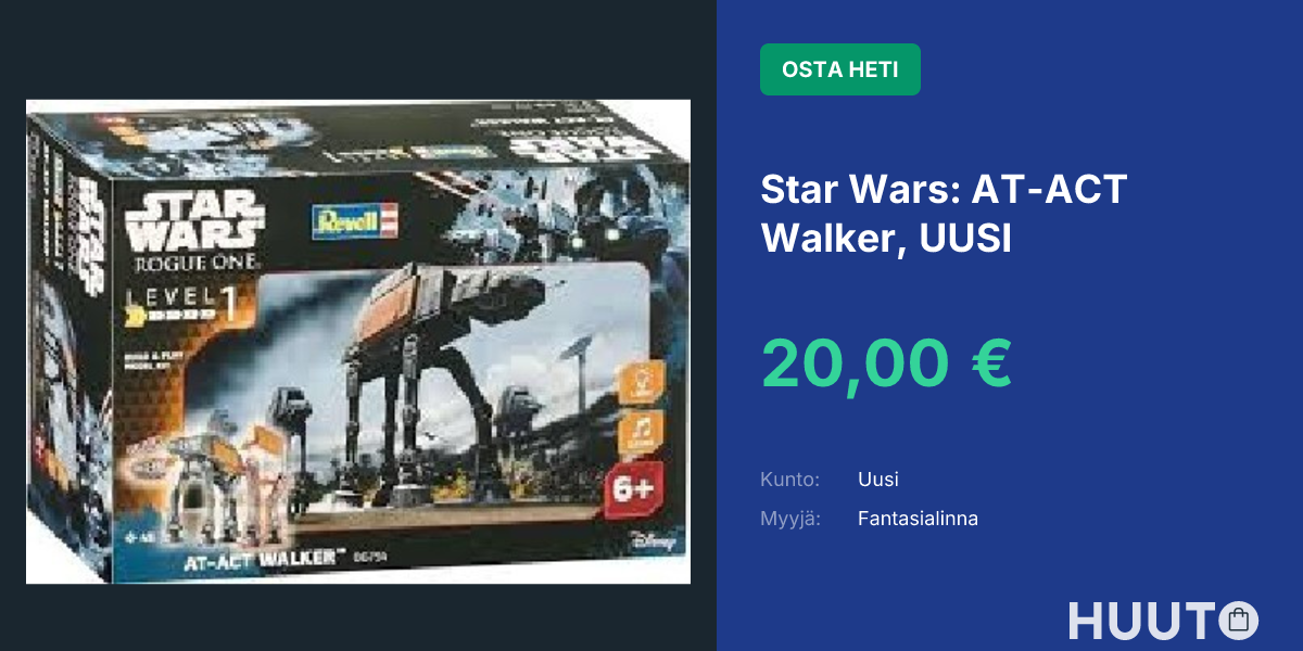 Star Wars: AT-ACT Walker, UUSI - Huuto.net